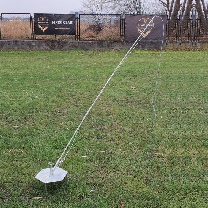 Dingo Gear Stange für Hundetraining mit Erdspieß